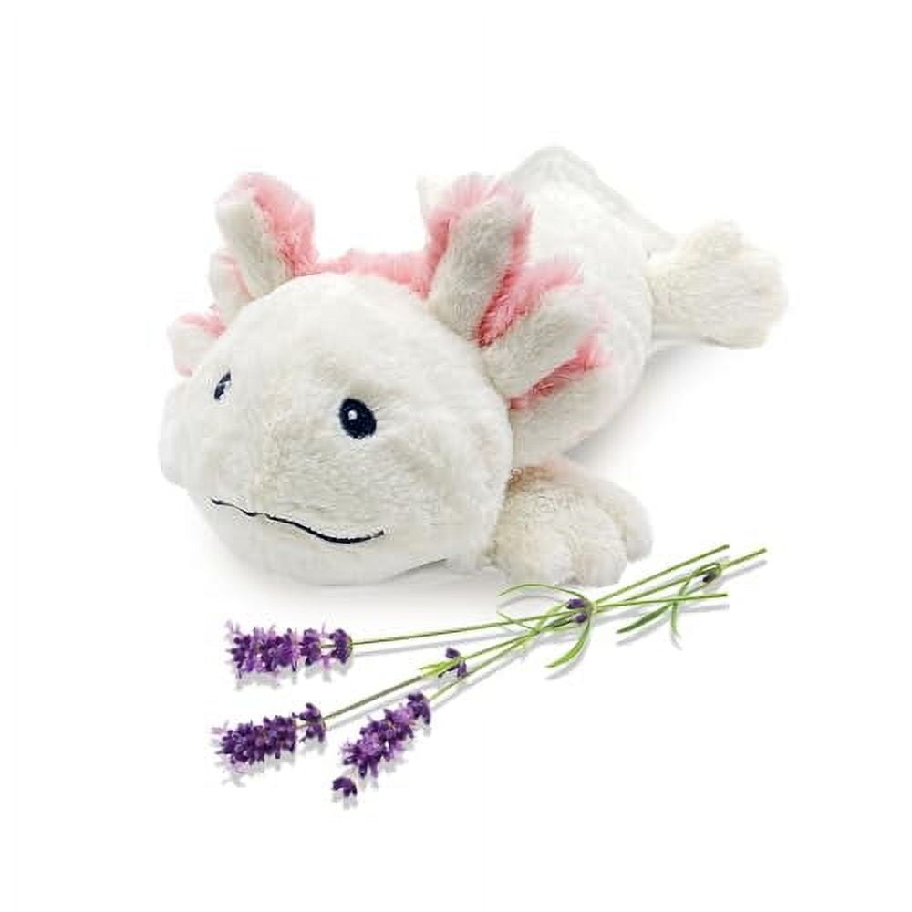 Warmies Heatable & Microwavable Plush Stuffed Animal, Pink/White ...