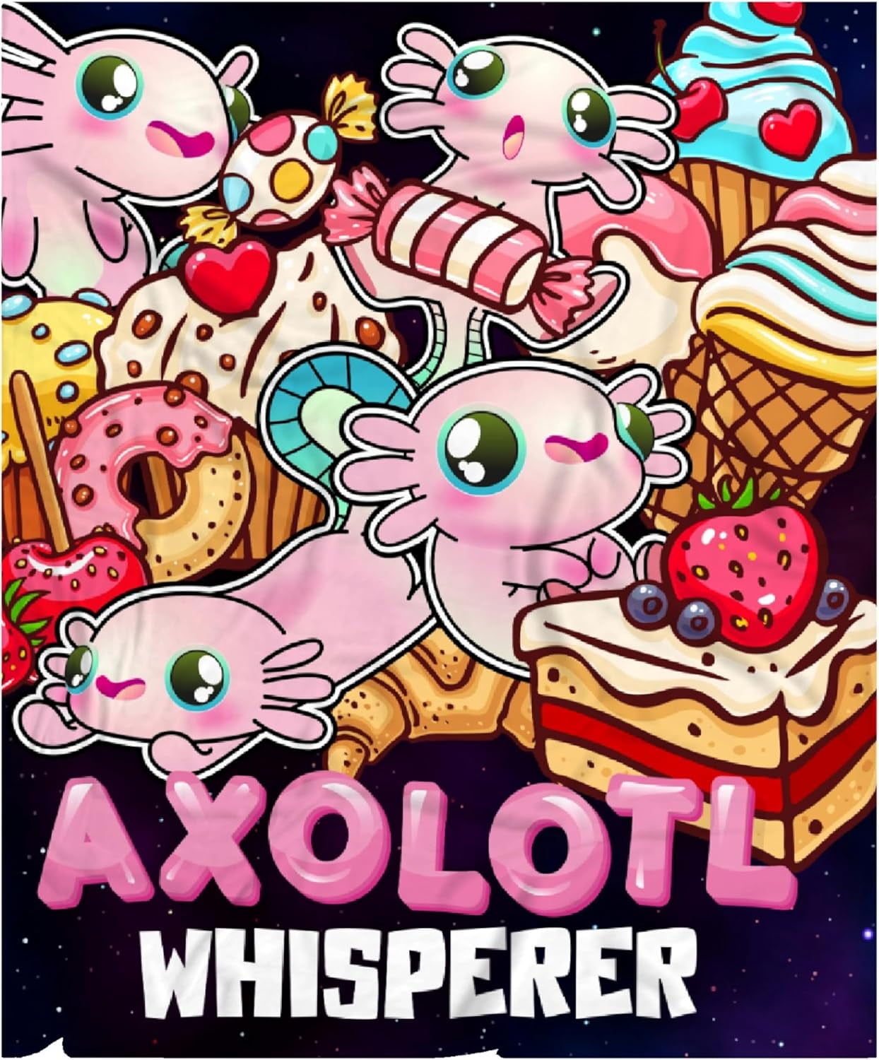 Axolotl Whisperer Blanket Gifts for Girls Boys Women - Super Soft Cozy ...