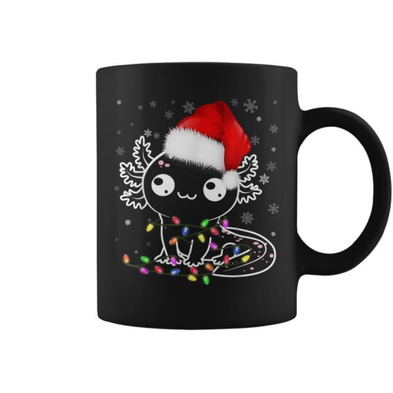 Axolotl Xmas Hat Santa Tree Cute Christmas Coffee Mugs - Walmart.com