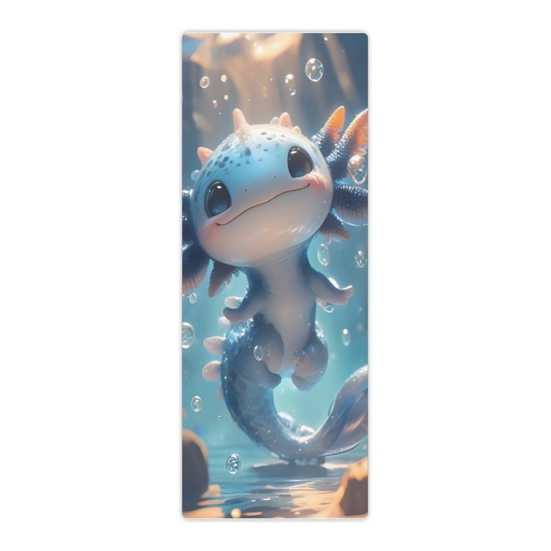 Axolotl pattern yoga mat makes every practice full of inspiration and ...