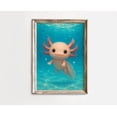 Axolotl poster, Cute Axolotl poster, Axolotl, Axolotl Art poster ...