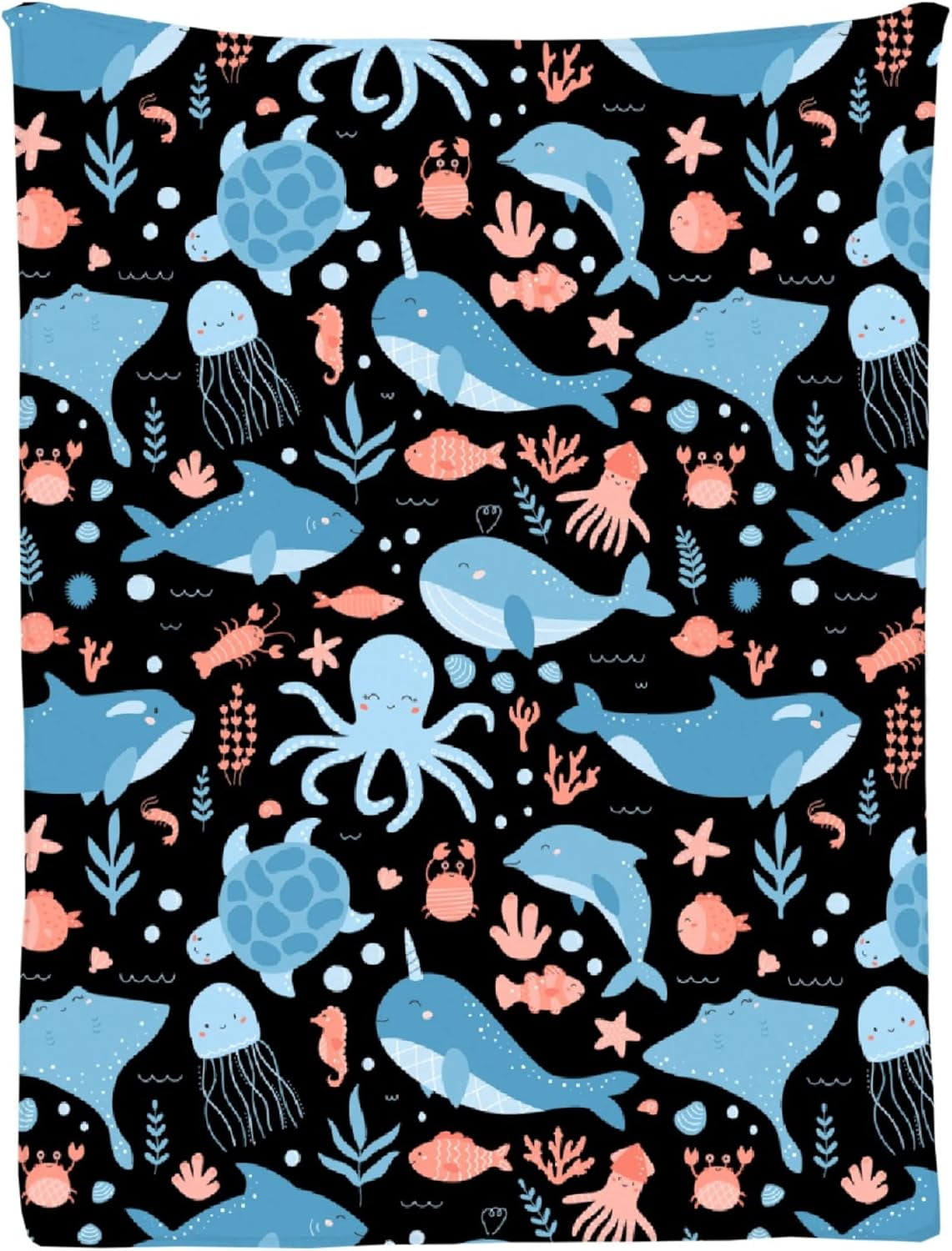 Axolotls Ramen Super Soft Micro Fleece Blankets Quilt Plush Lightweight ...