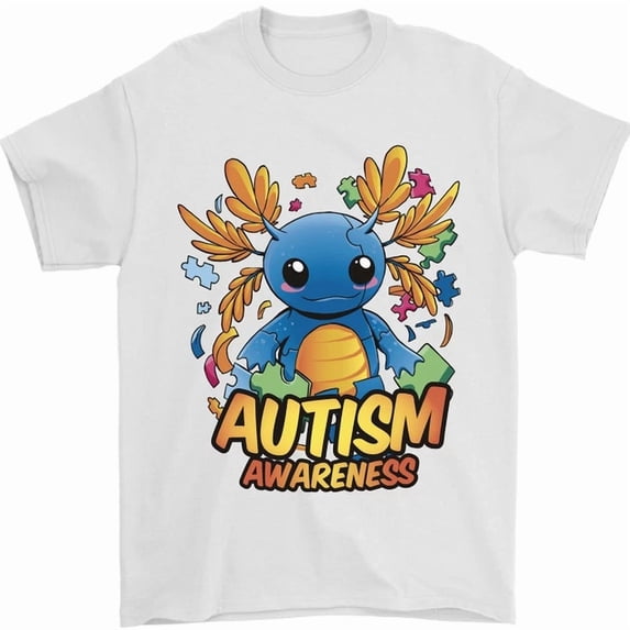 Axolottle Autism Awareness Autistic T-Shirt - Walmart.com