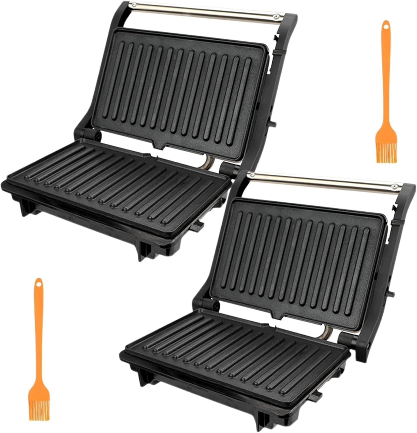 Axuro GrillForce Electric Grill, Dual-Sided 1000W High-Heat, Smokeless ...