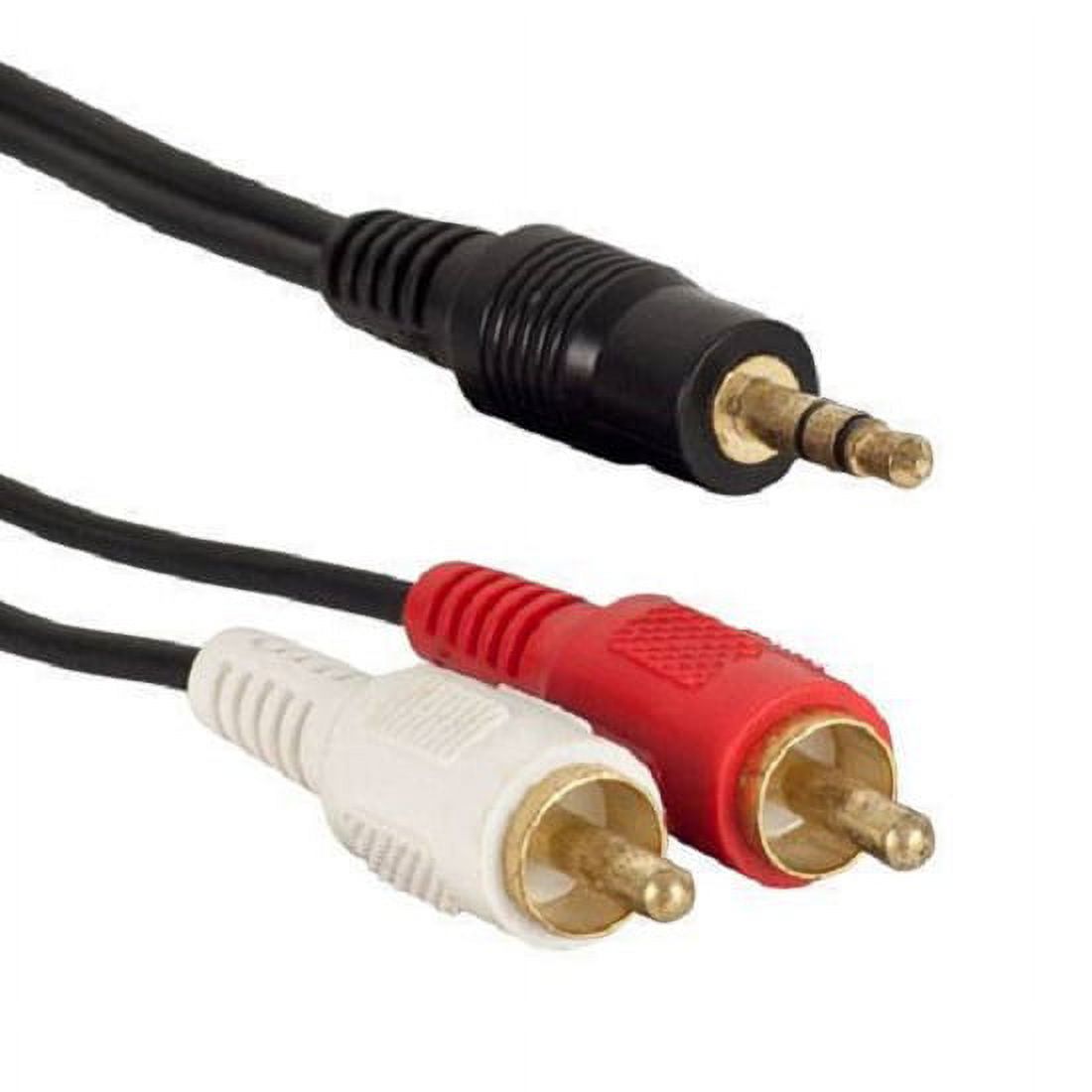 Axxess A35-RCA-6 Universal Cables 3.5MM Male To RCA Male 6 FT - Walmart.com