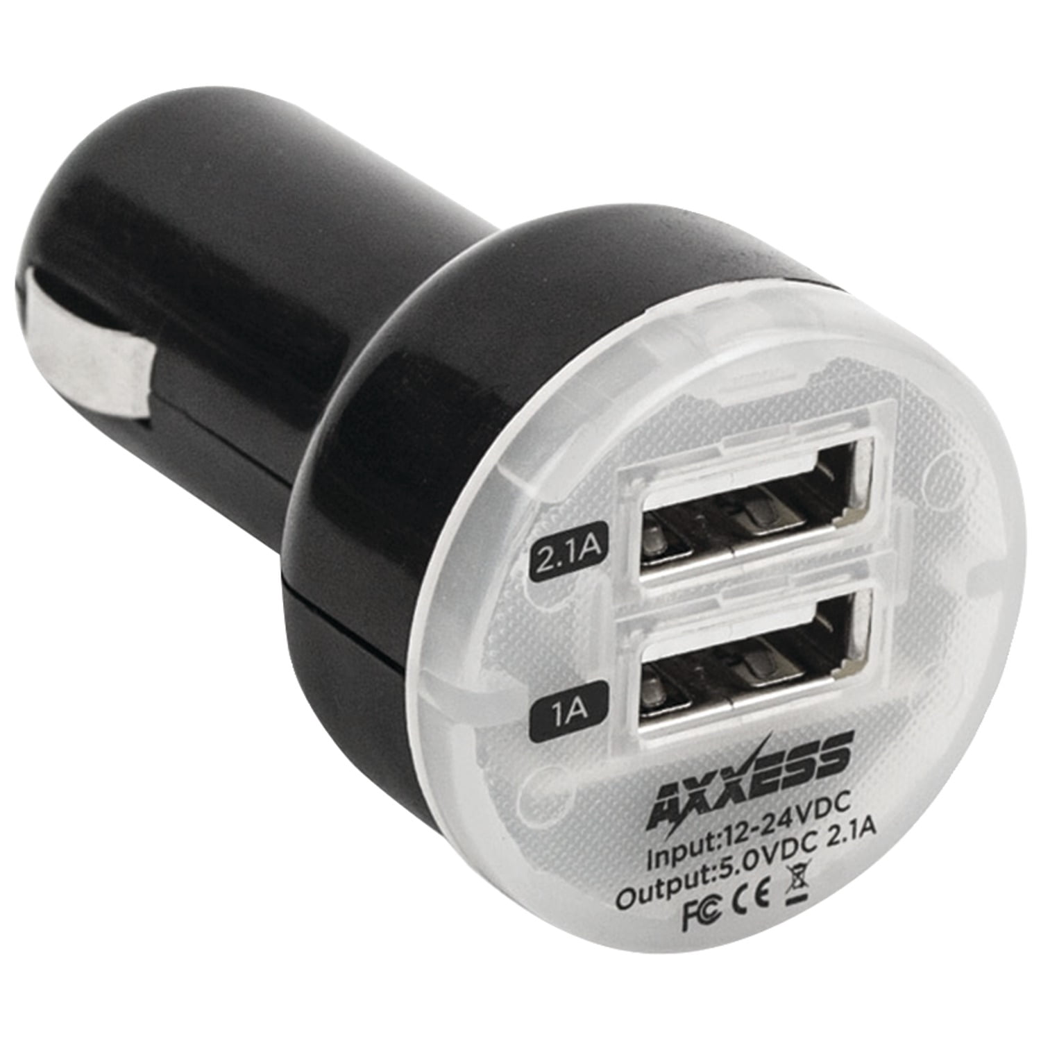 Axxess Mobility AXM-2USB-CLA Dual-USB Compact Device Charger - Walmart.com