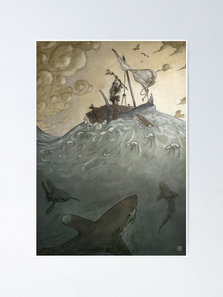 Ay Galanos! - The Old Man and the Sea Fashion Art Decor Frame - Walmart.com