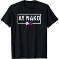 Ay Nako Filipino Expression Philippine Flag Unisex Short Sleeve Graphic ...