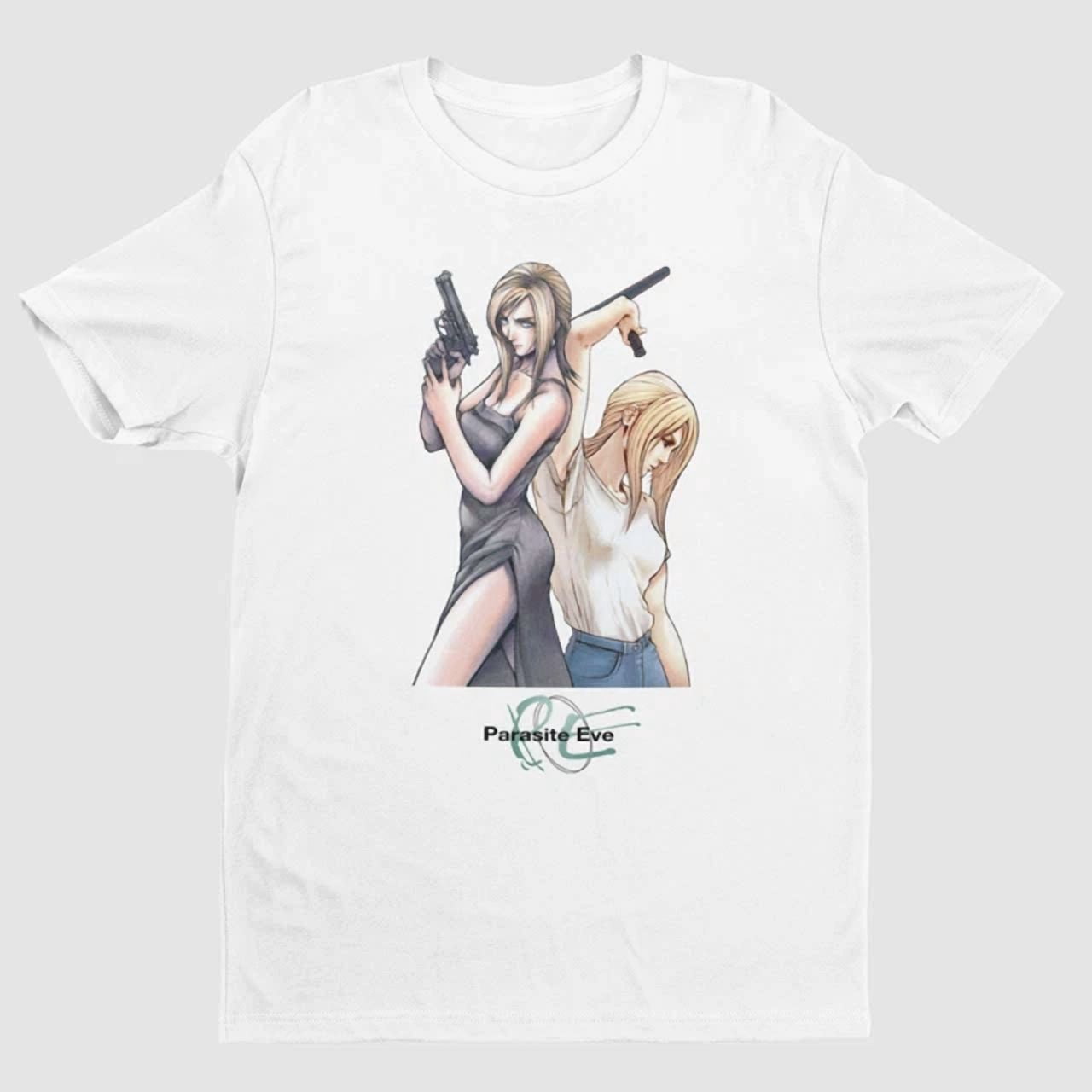 Aya Brea Parasit Eve Unisex S-5XL T-Shirt, Tetsuya Nomura Art, Video ...