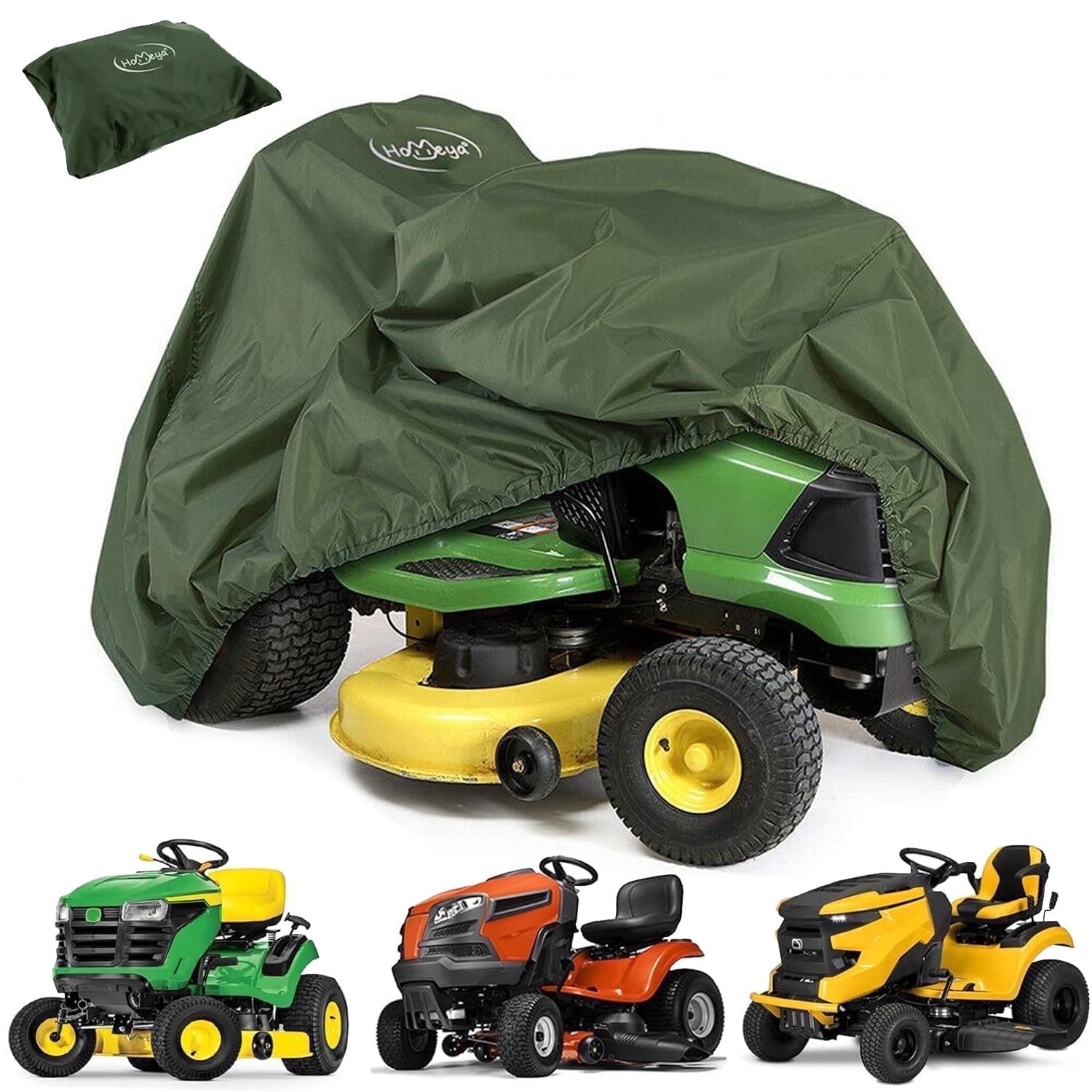 Ayamaya 72 x 54 x 46 Green Lawn Mower Cover - Walmart.com