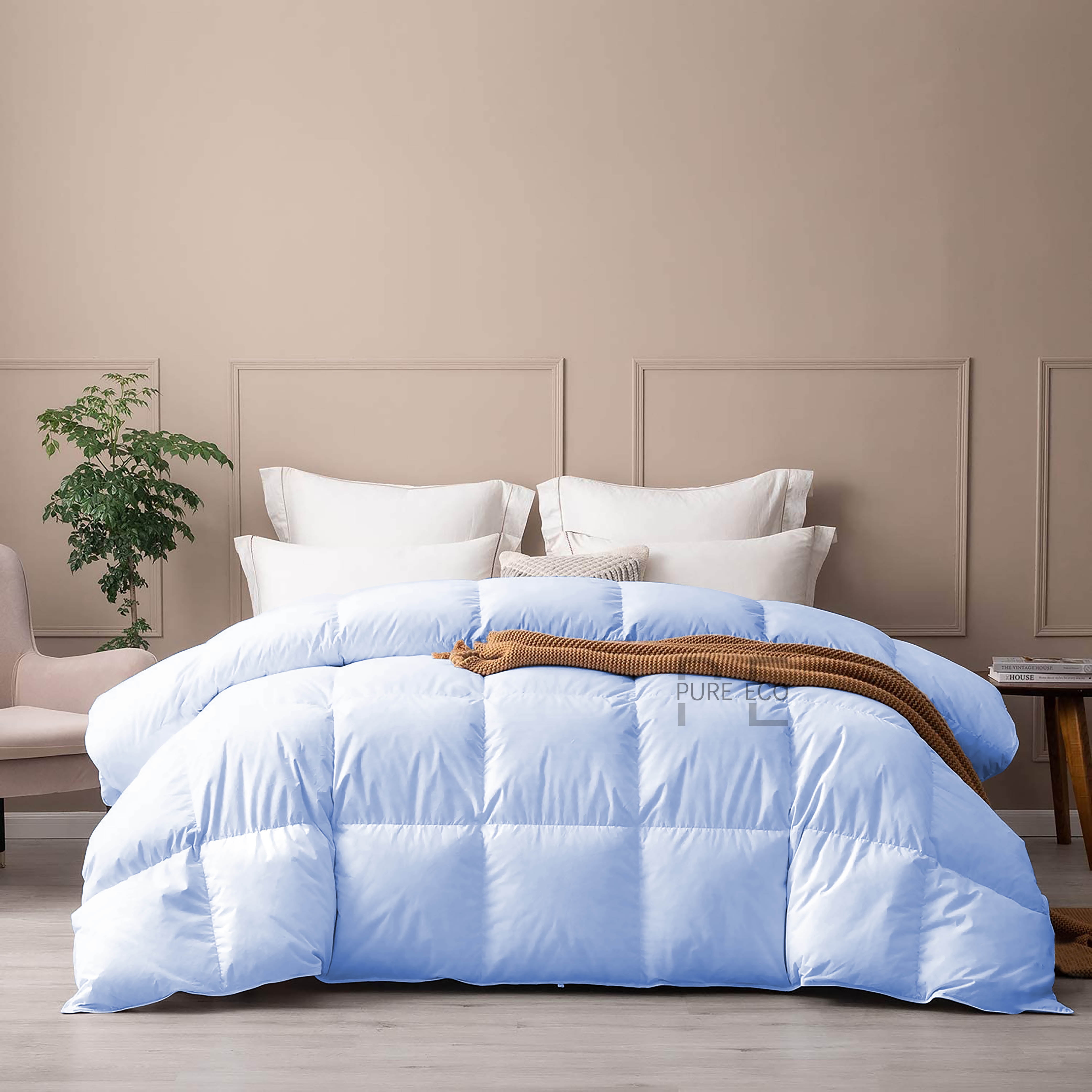 Ayanshi Hotel Bedding Comforter Twin Size, Duvet Insert, Quilted ...