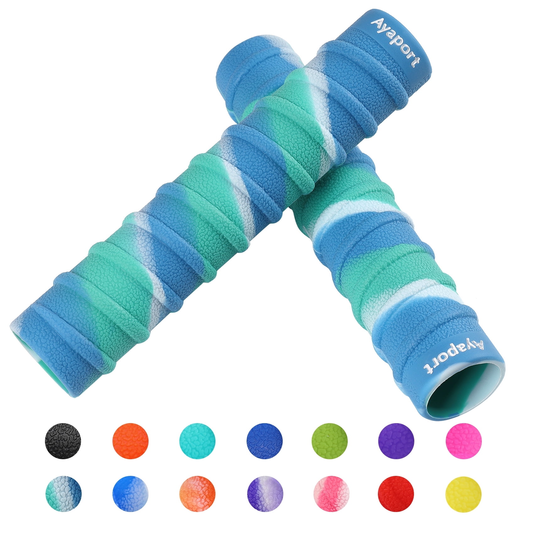 Ayaport Kayak Paddle Grips Non-Slip Silicone Wraps Blister Prevention ...