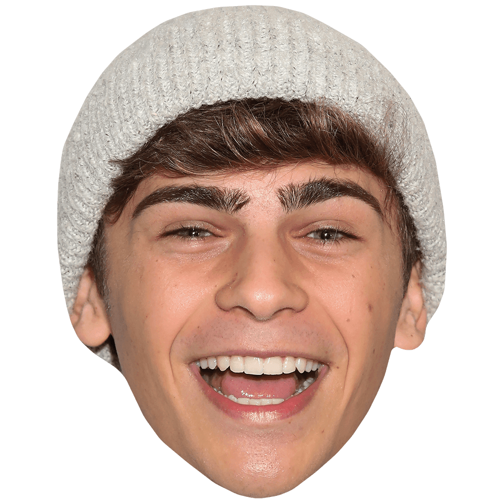 Ayden Mekus (Hat) Celebrity Mask, Flat Card Face, Fancy Dress Mask ...