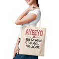 Ayeeyo Grandma Gift Ayeeyo The Woman The Myth The Legend Accent Mug ...