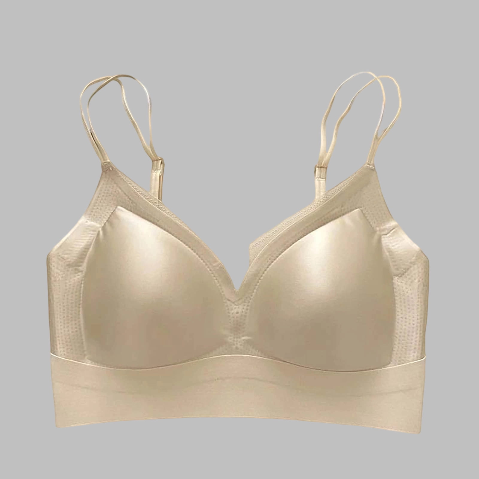 Ayfxijin Bras for Women,Fashion Women's Solid Color Lifting Gathering ...
