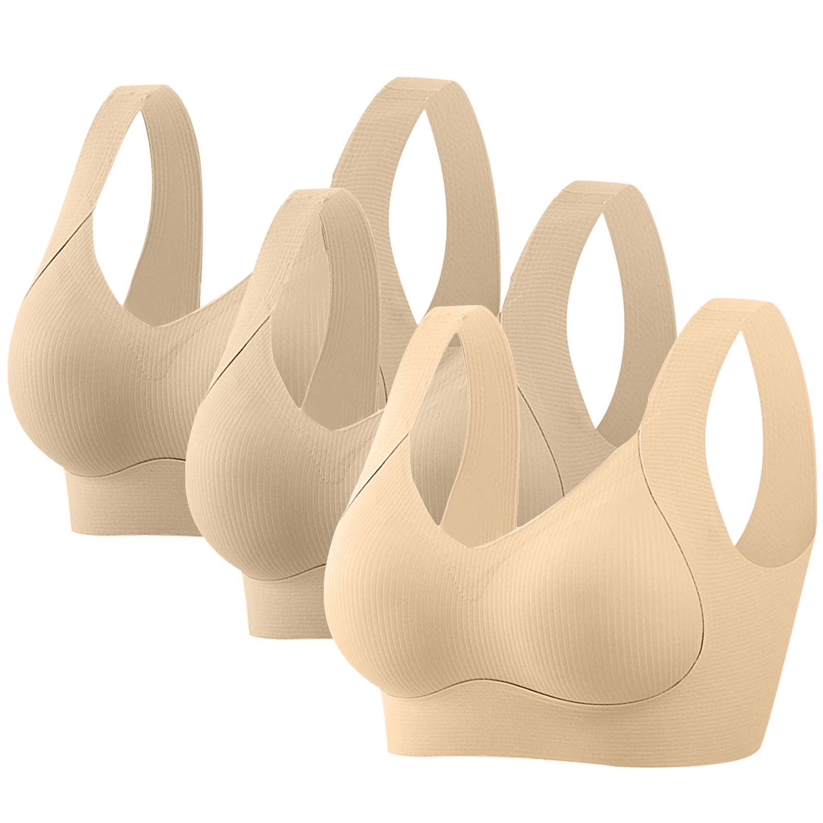 Ayfxijin Bras for Women No Underwire,3pcs Women's Bra Fashion Sports ...