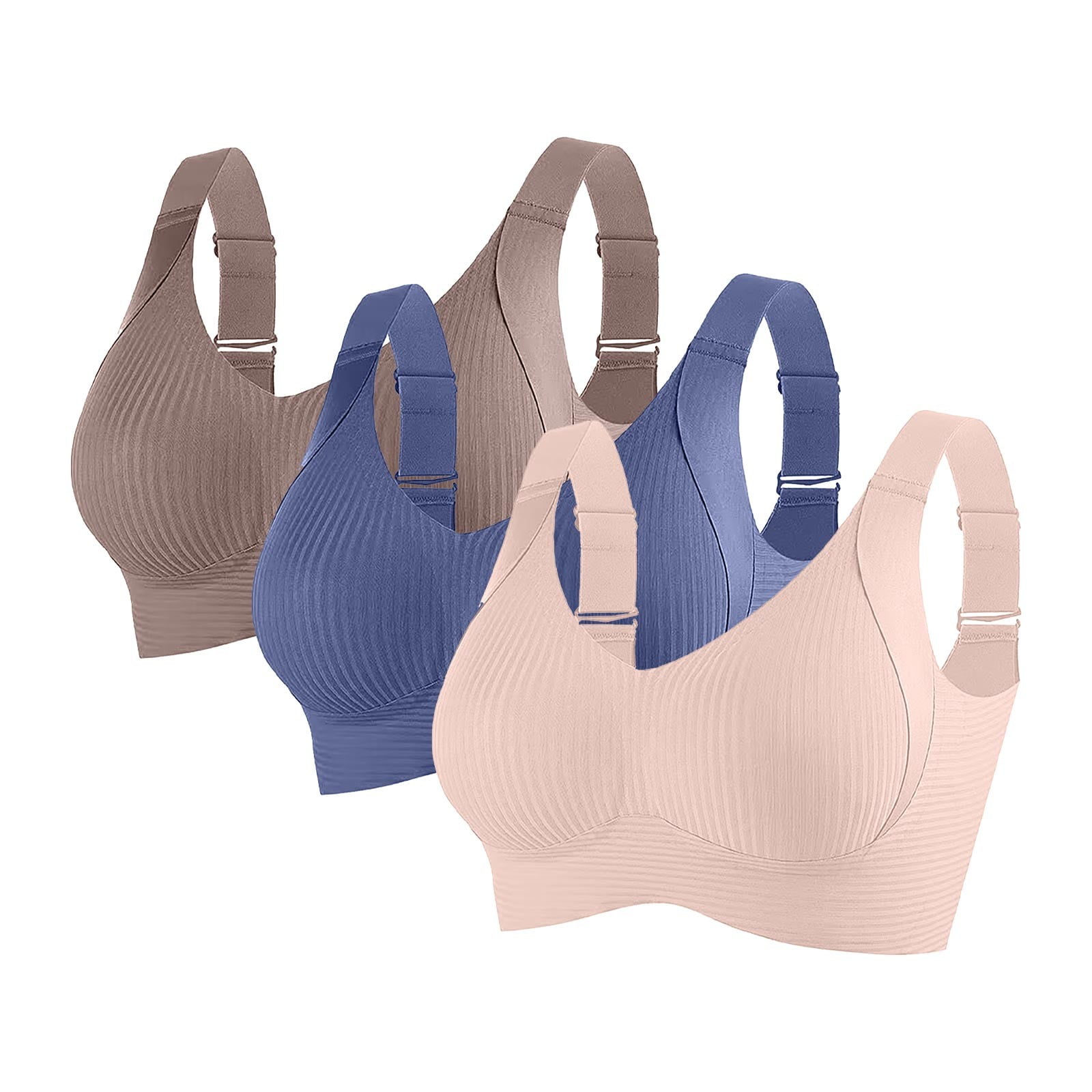 Ayfxijin Bras for Women No Underwire,Women Everyday Bra Fashion Sports ...