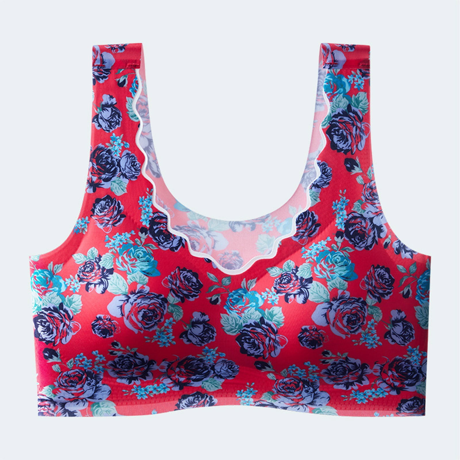 Ayfxijin Bras for Women No Underwire,Women's Thin Fixed Cup Front ...