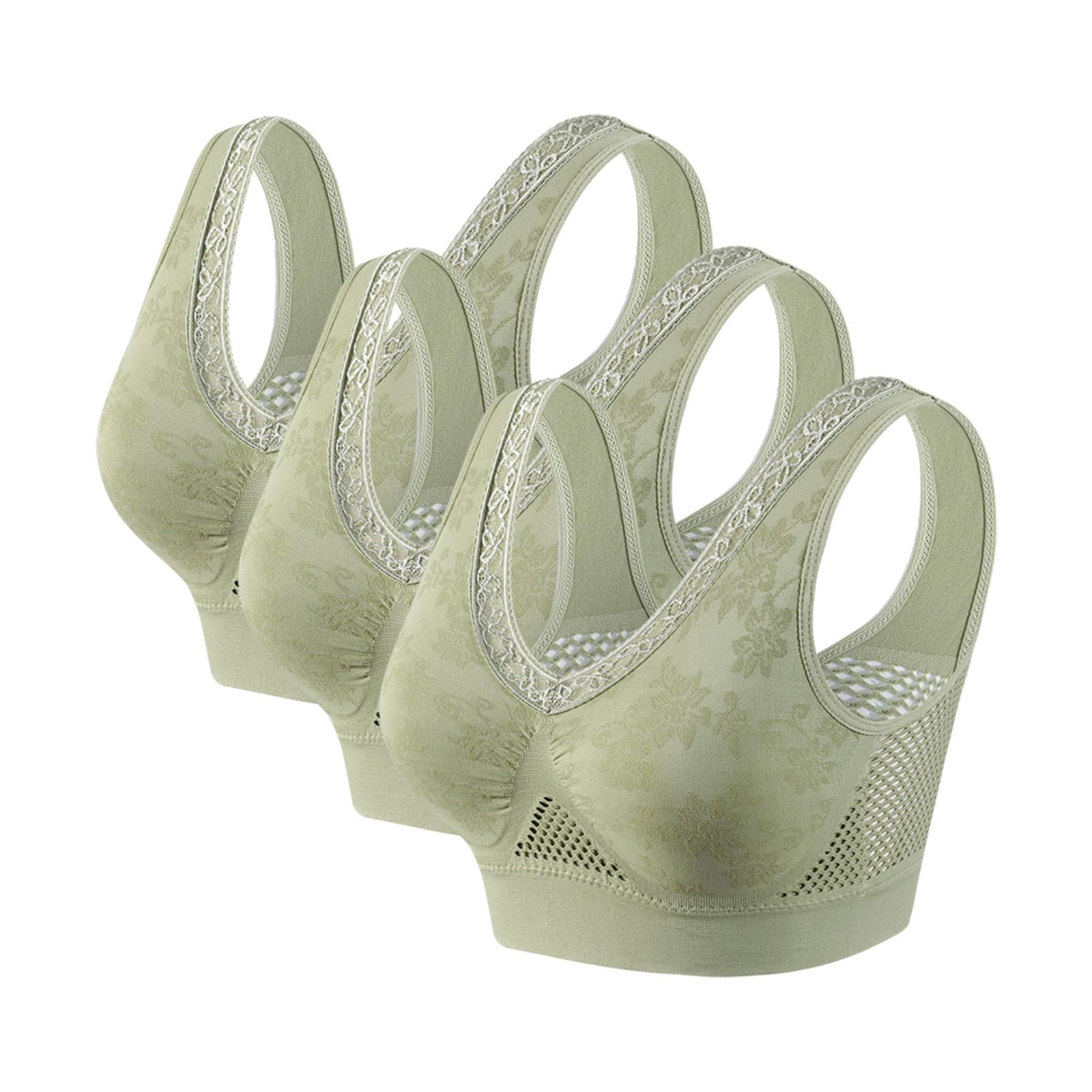Ayfxijin Bras for Women Underwire,Middle Aged And Elderly Bras Large ...