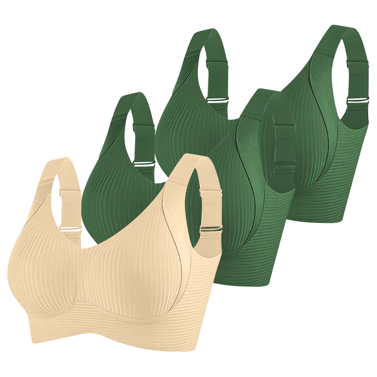 Ayfxijin Bras for Women Wireless Bra Fashion Sports Bra Underwear Bra ...