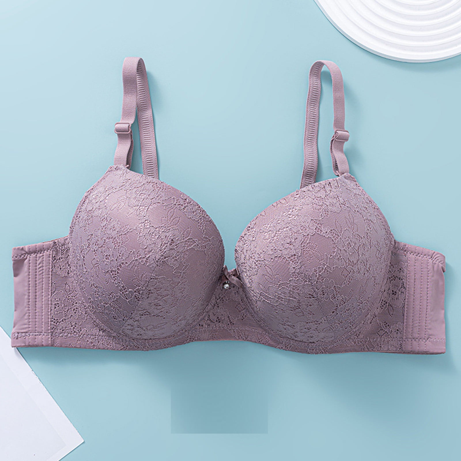Ayfxijin Bras for Women,Women's Solid Color Maternity Sleeping ...