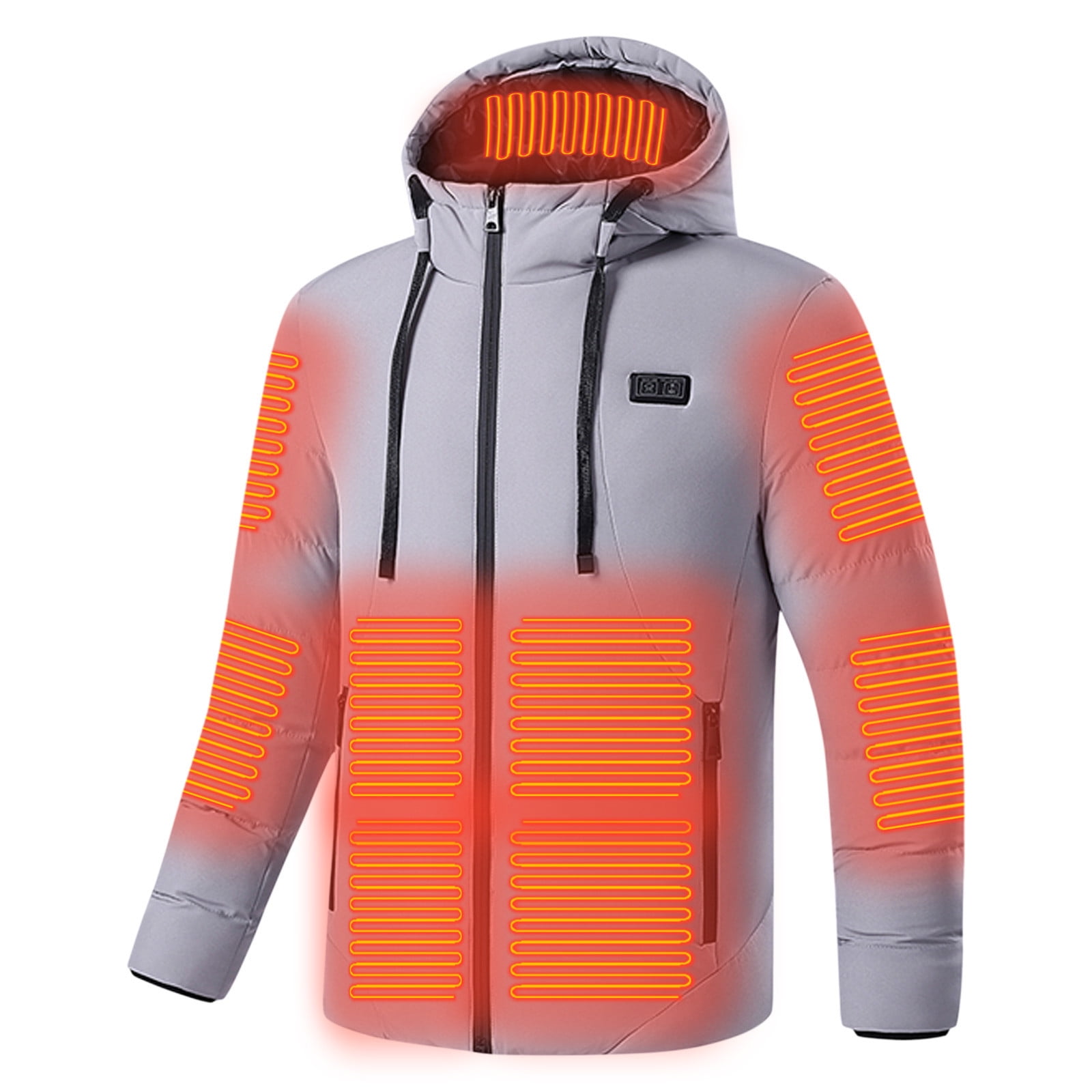Ayfxijin Heated Jackets for Men Women,USB Constant Temperature Heated ...