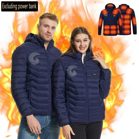 Ayfxijin Heated Jackets for Men Women,USB Intelligent Constant ...