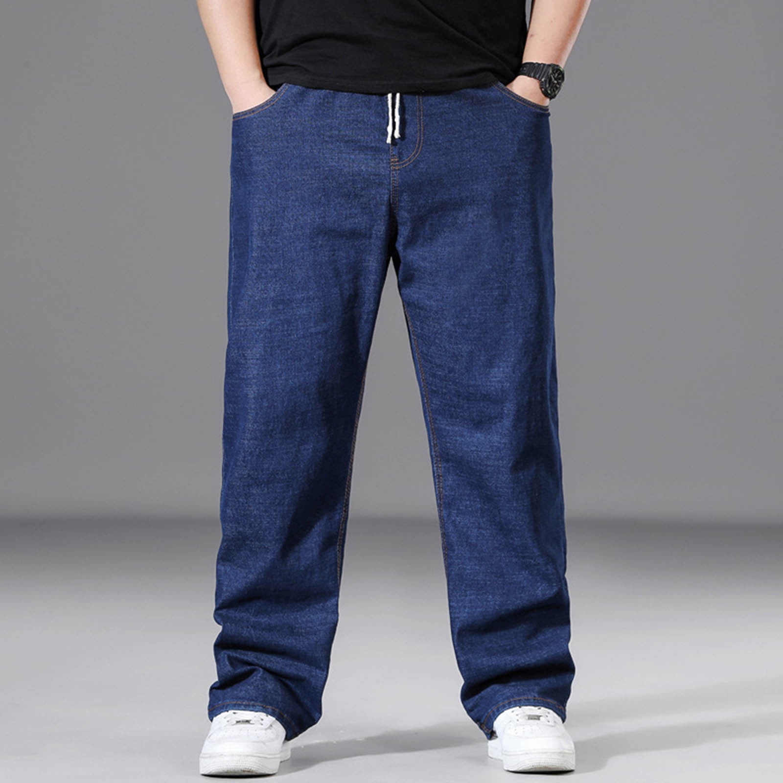 Ayfxijin Leggings for Men，Trend Men's Elastic Tie Elastic Small ...
