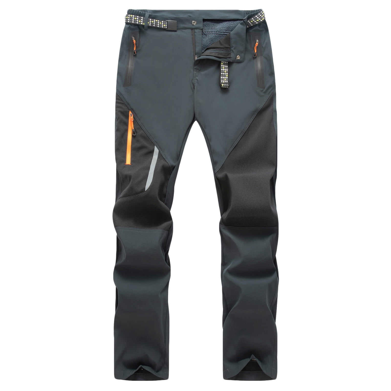 Ayfxijin Mens Work Pants Casual Faddish Solid Patchwork Outwear Sports ...