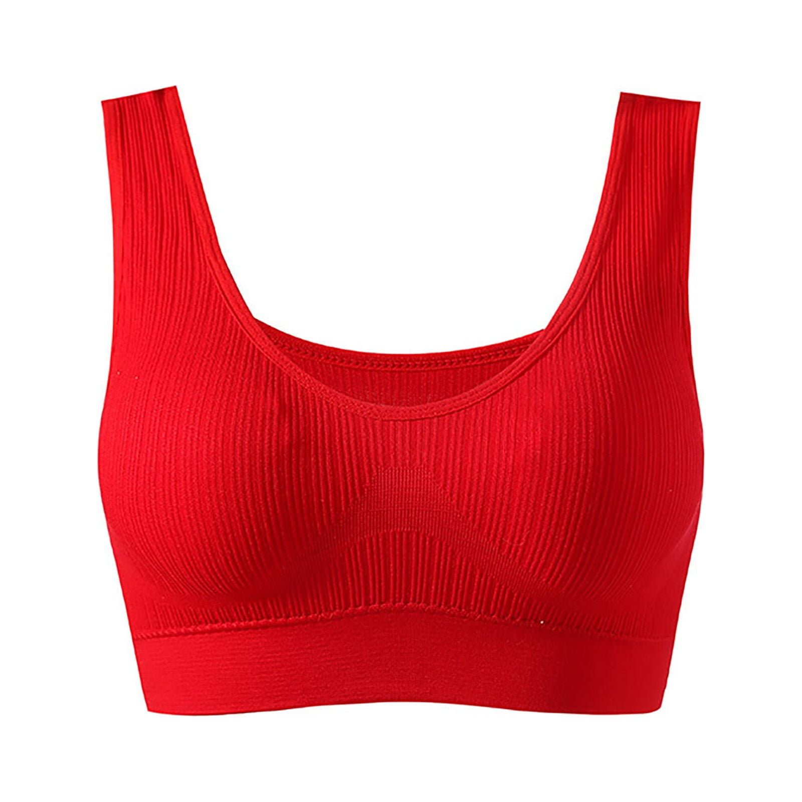 Ayfxijin Sports Bras for Women,Women's Sexy Bra Without Steel Ring U ...