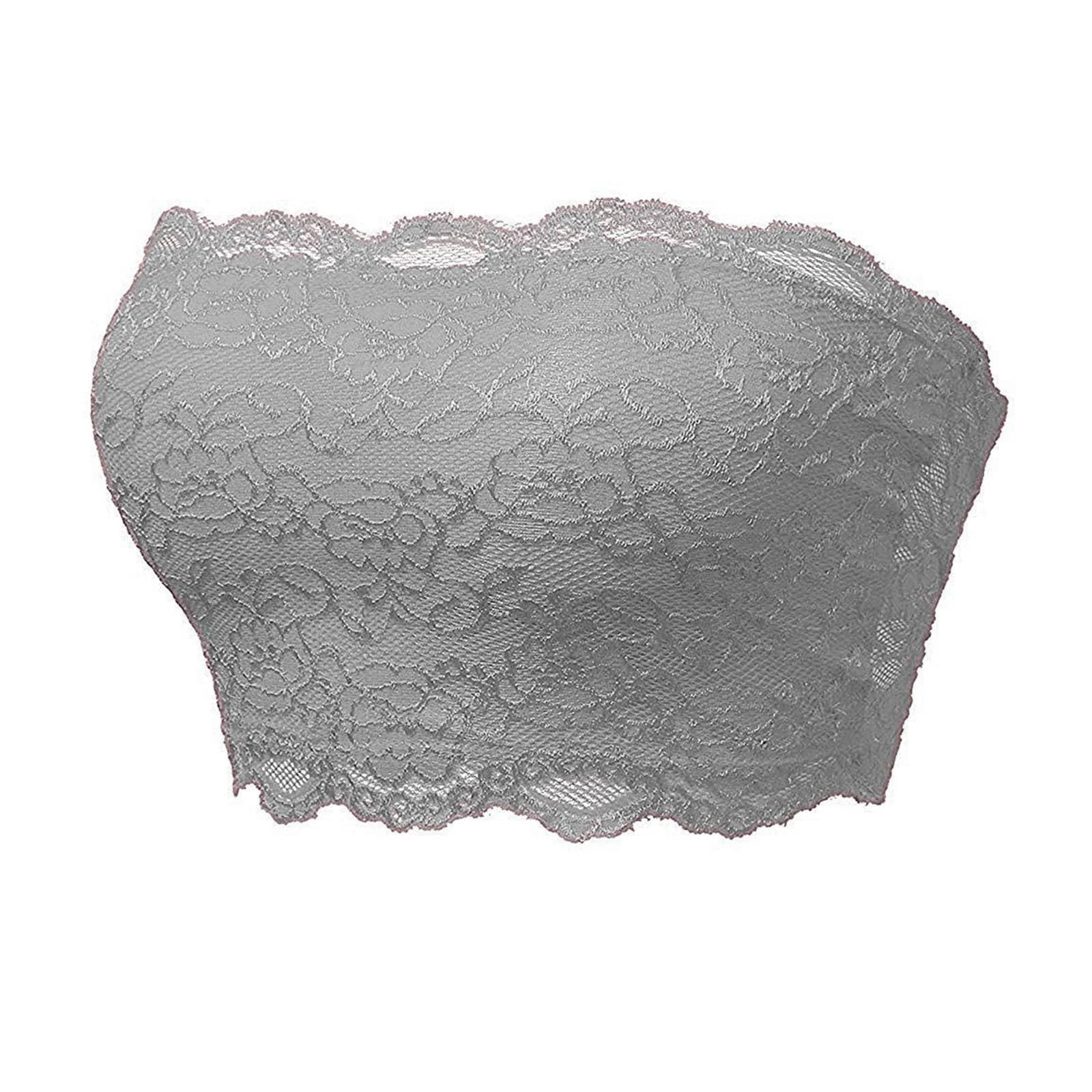 Ayfxijin Strapless Bras for Women,Ashion Women Solid Color Lace ...