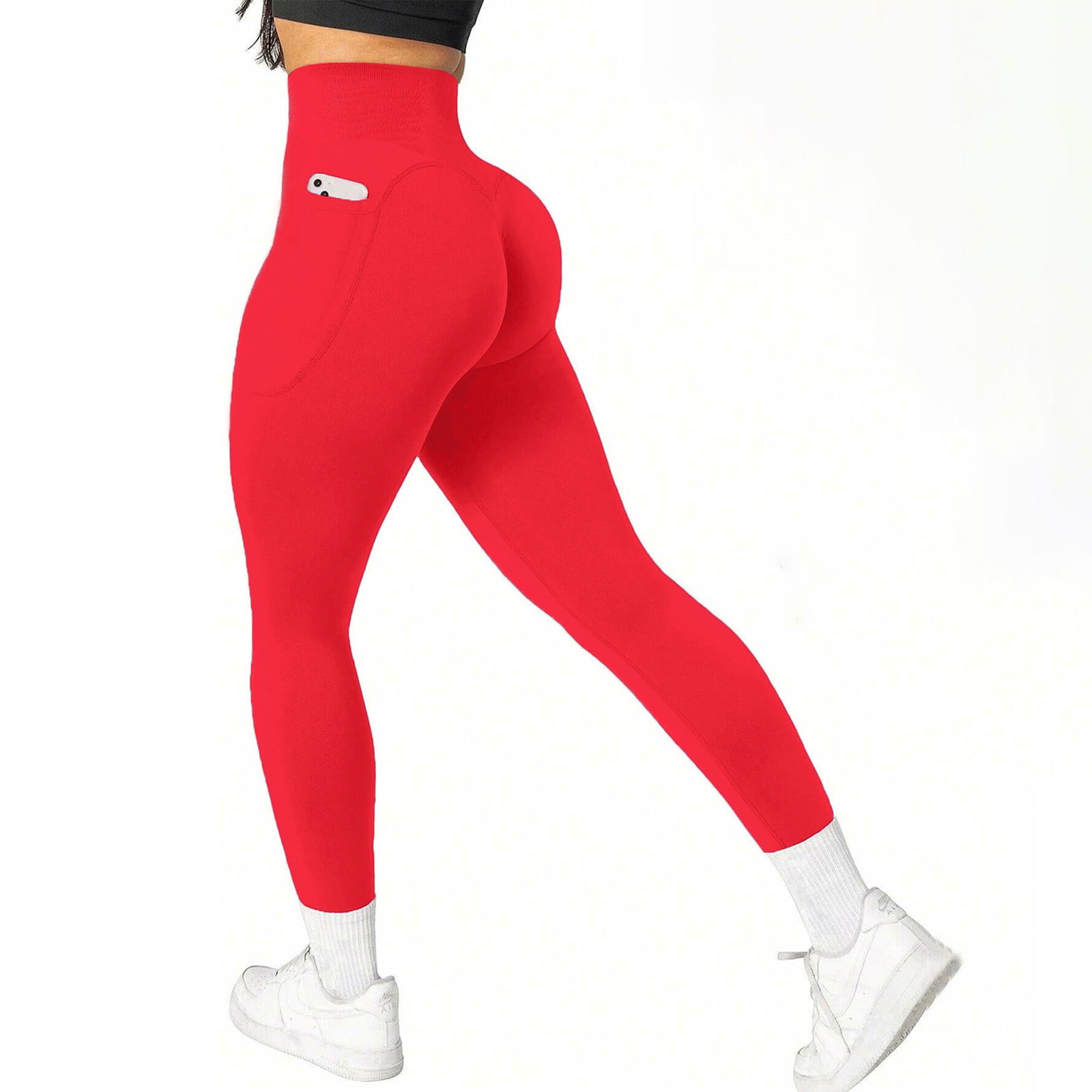 Ayfxijin Sweatpants Women，Women'S Long Solid Color Hip Lift Fitness ...