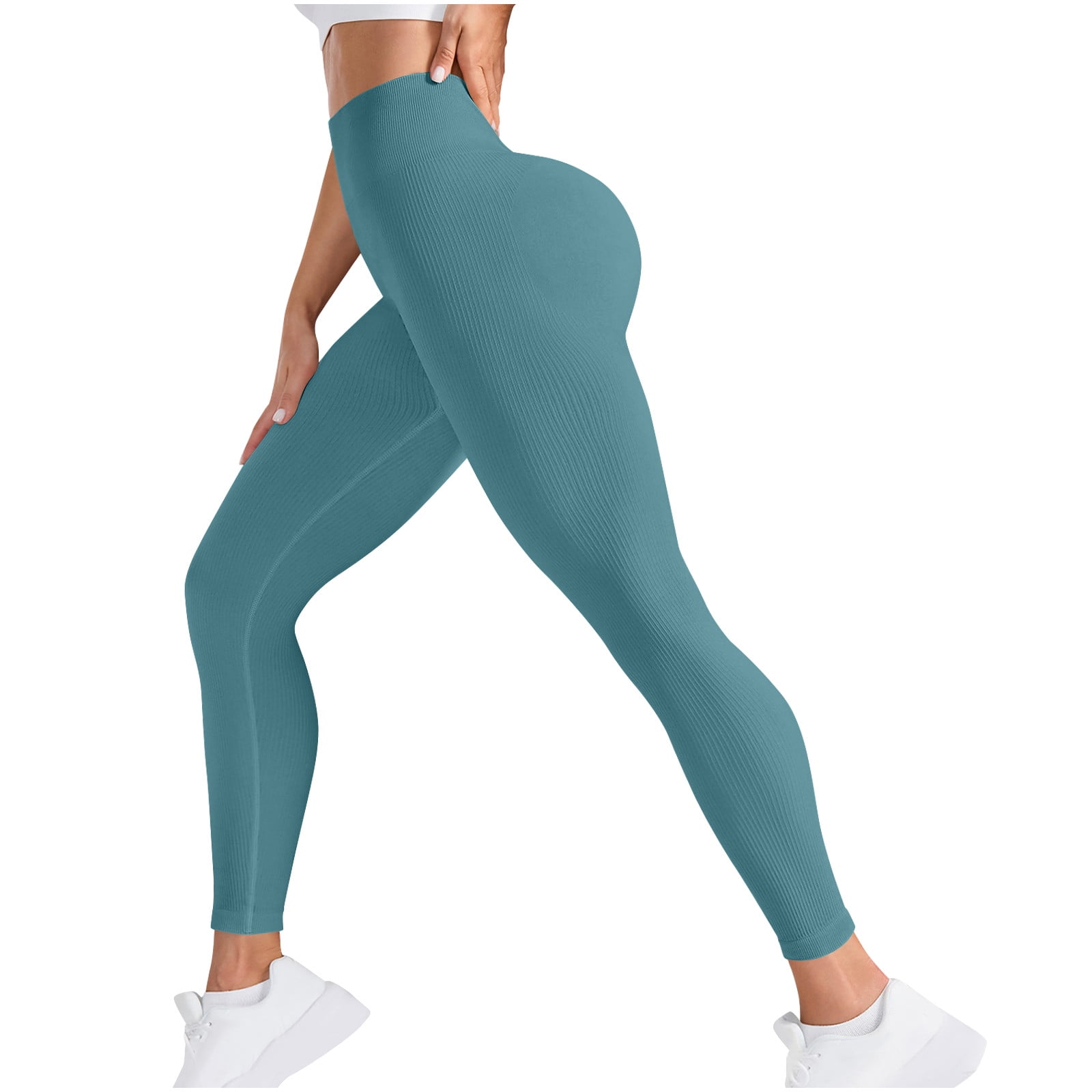 Ayfxijin Sweatpants Women's Solid Seamless Hip Lifting Yoga With Tight ...