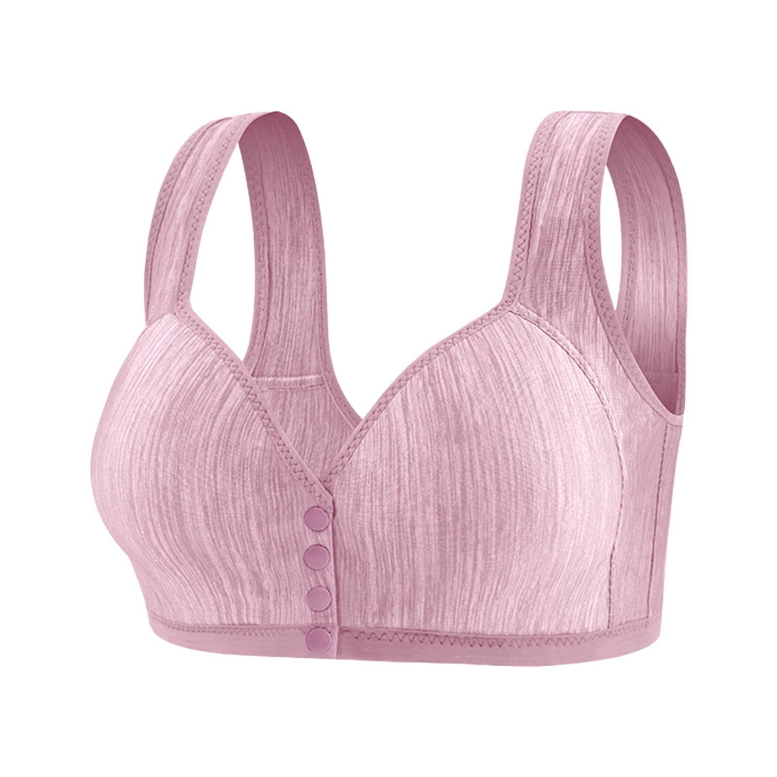 Ayfxijin Wireless Bras for Women,Women's Push-up Bra Front Closure ...