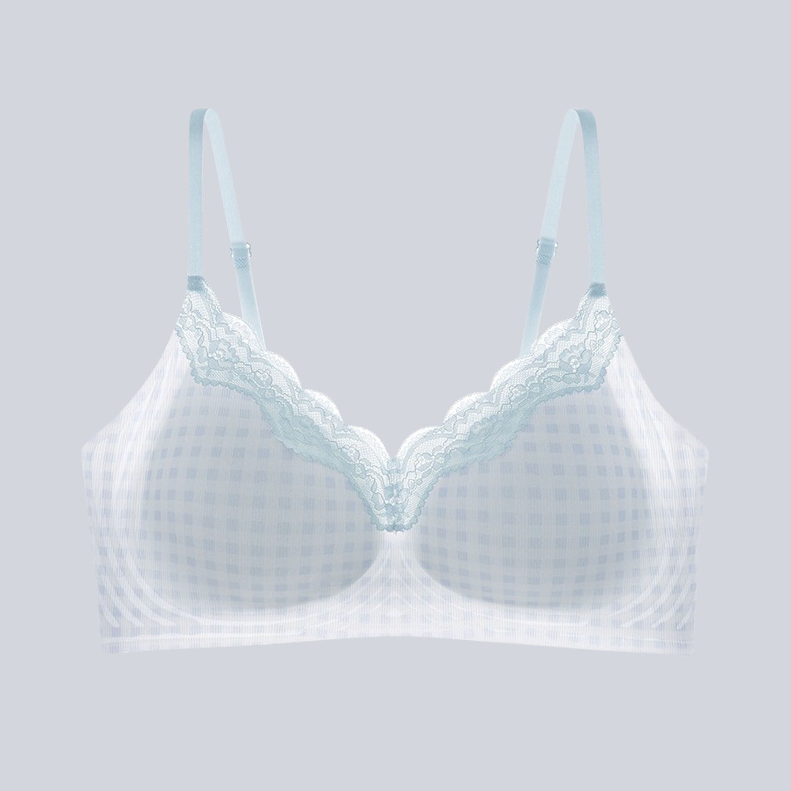 Ayfxijin Wireless Bras for Women,Women's Solid Lifting Gathering ...