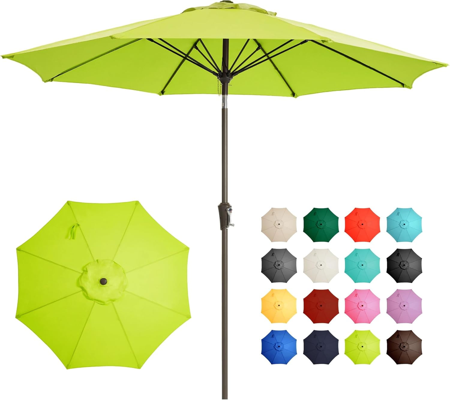 Ayge 9FT Large Outdoor Patio Umbrella - Walmart.com