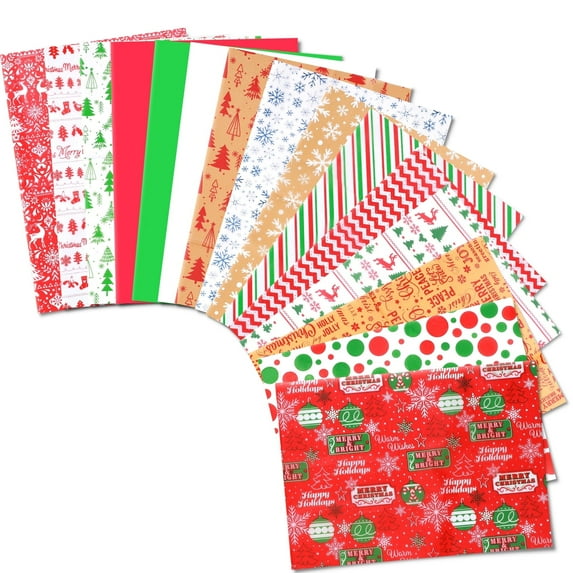 Ayieyill 150pcs Christmas Tissue Paper Sheets Christmas Wrapping Paper ...
