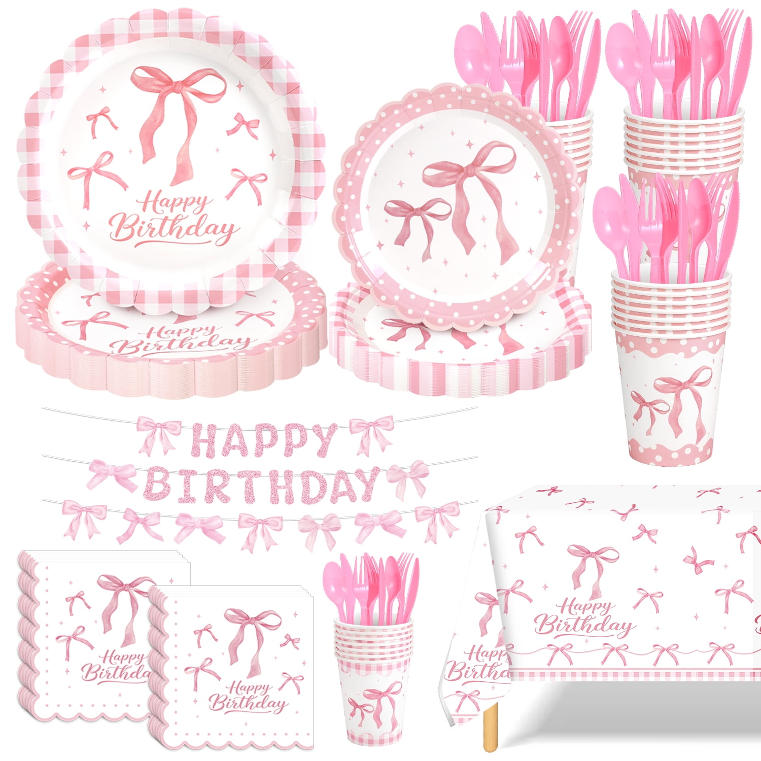 Ayieyill 170Pcs Happy Birthday Decorations Kit, Birthday Party Supplies ...