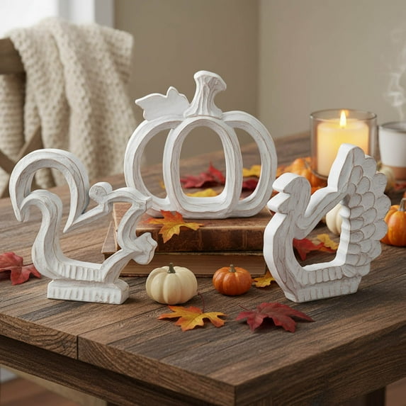 Ayieyill Fall Decorations for Home, Thanksgiving Decorations Pumpkin ...