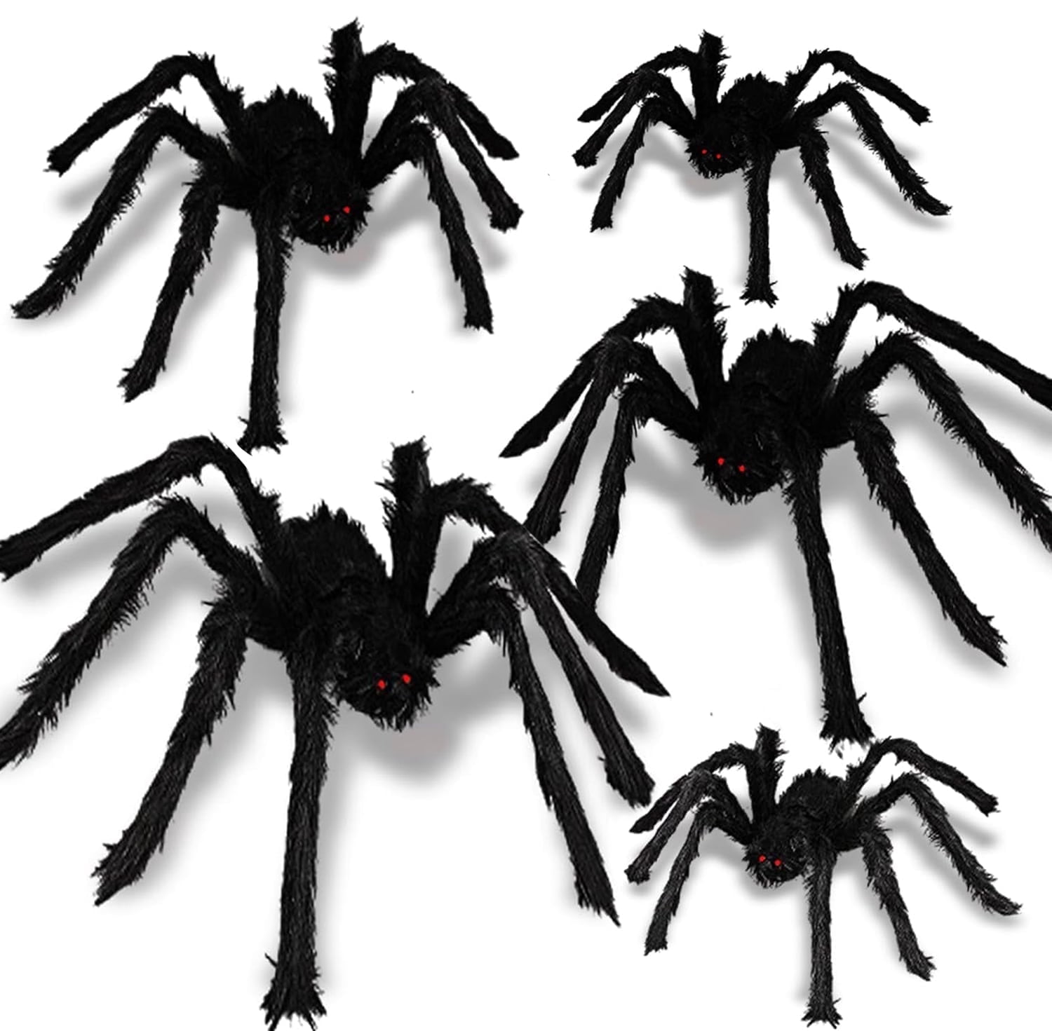 Ayieyill, Giant Halloween Spider Decorations, 59in, outdoor yard prop ...