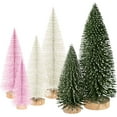 Ayieyill Kids Xmas Set - Artificial Mini Christmas Trees, Bottle Brush ...