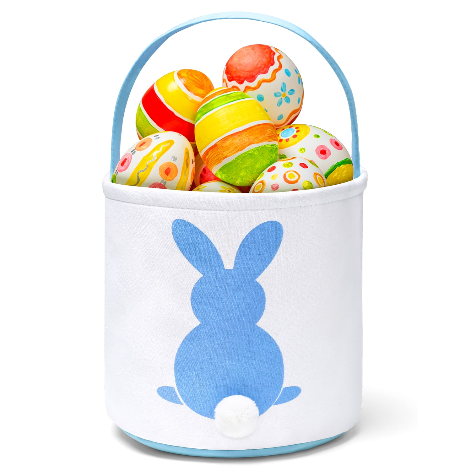 Ayieyill Cute Rabbit Pattern Easter Bunny Baskets for Kids, Customized ...