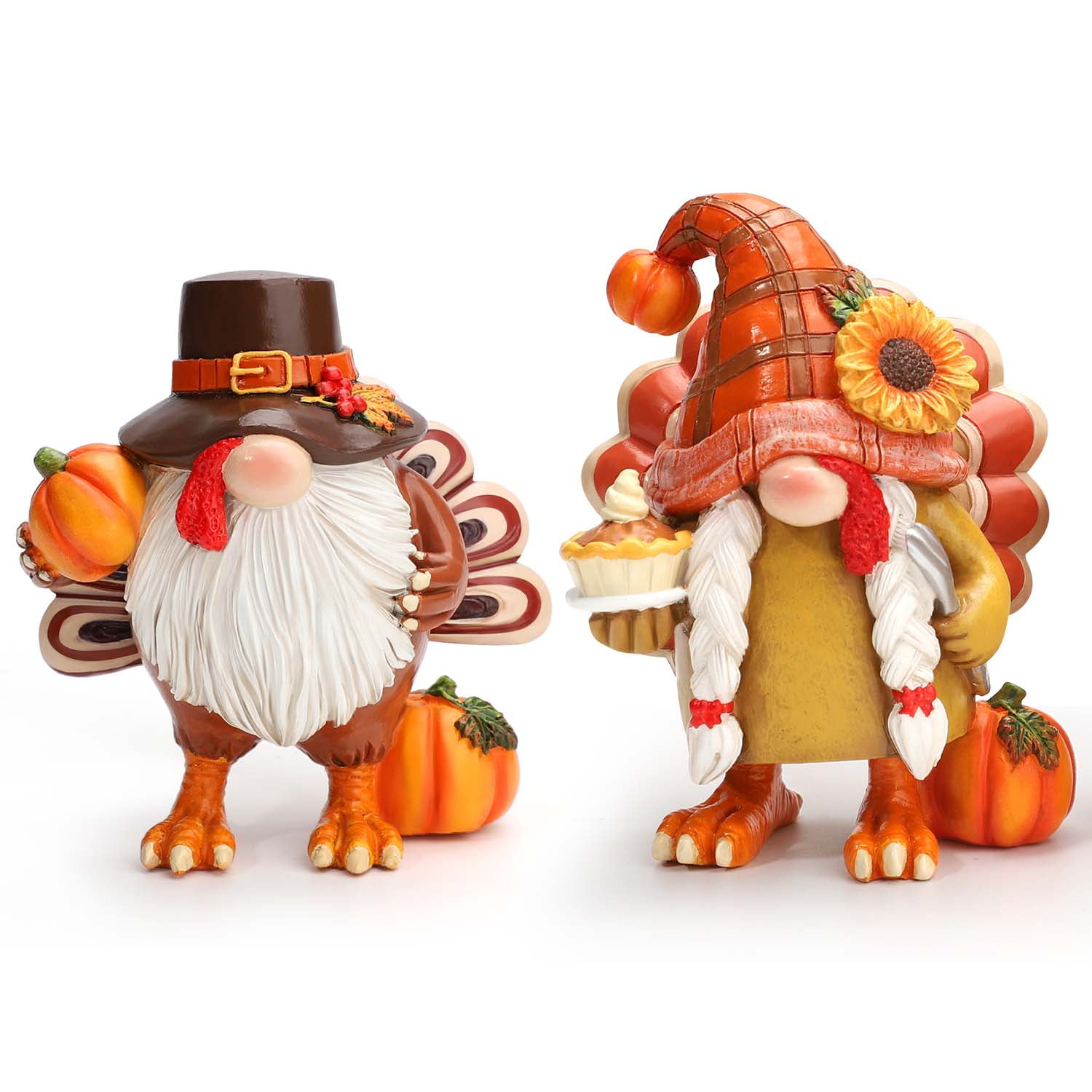Ayieyill Thanksgiving Gnome Figurines, Turkey Thanksgiving Decorations ...