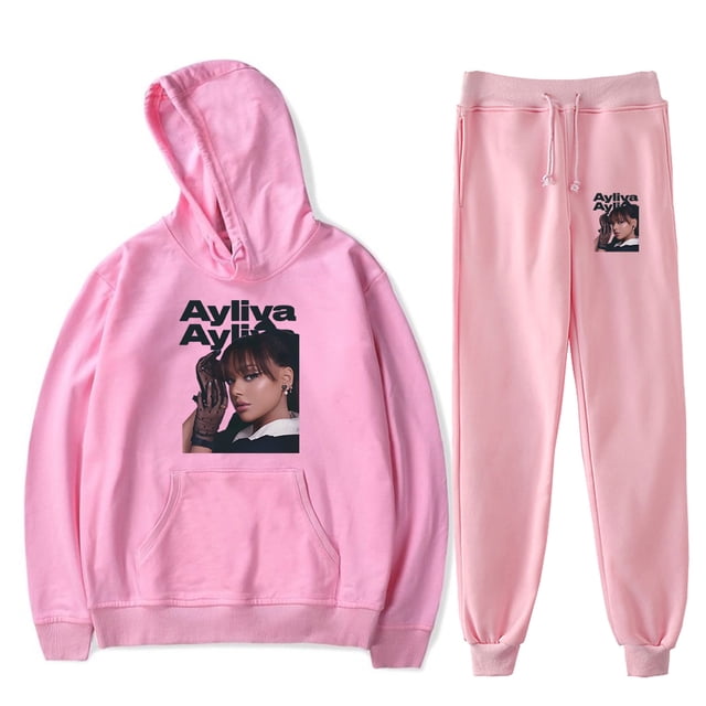 Ayliva Merch Hoodie Jogger Pants Two Piece Set Sweatshirts+Sweatpants ...