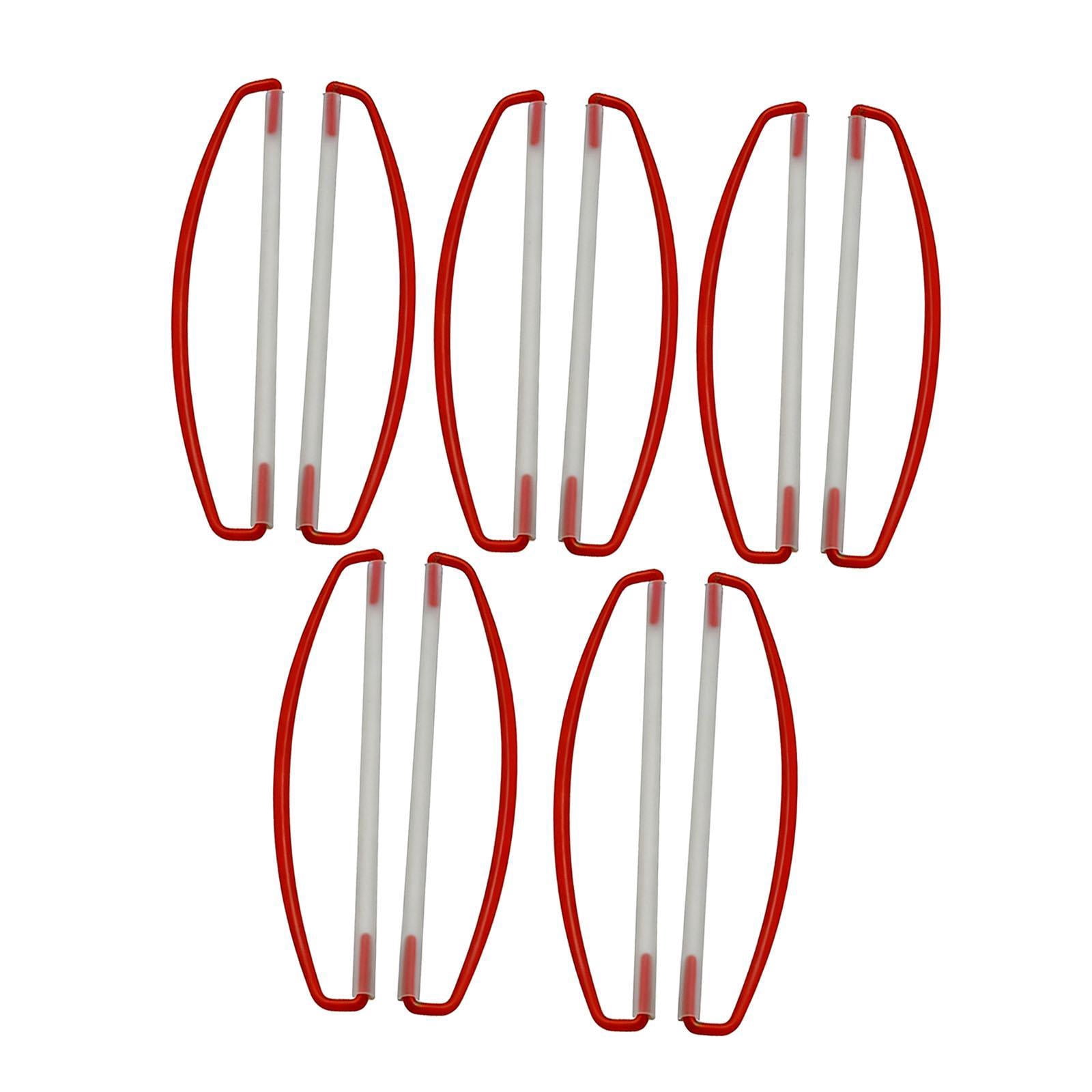 Aymzbd 10 Pieces Hand Pulled Banner Poles Roll up Banners Pole for Live ...