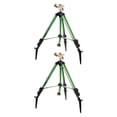 Aymzbd 2 Pieces Impact Sprinkler on Tripod Base 0-360 Degree Large Area ...