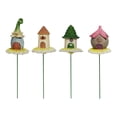 Aymzbd 4 Pieces House Garden Statues Desktop Figures Resin Statues ...