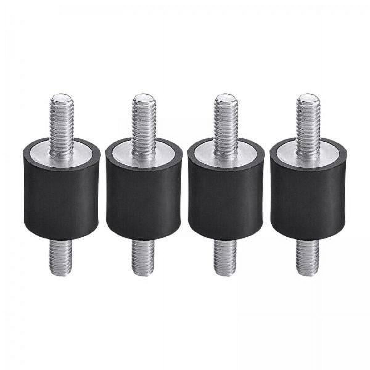 Aymzbd 4 x 4 Pieces Rubber Shock Absorber M5 Stud Rubber Vibrations ...