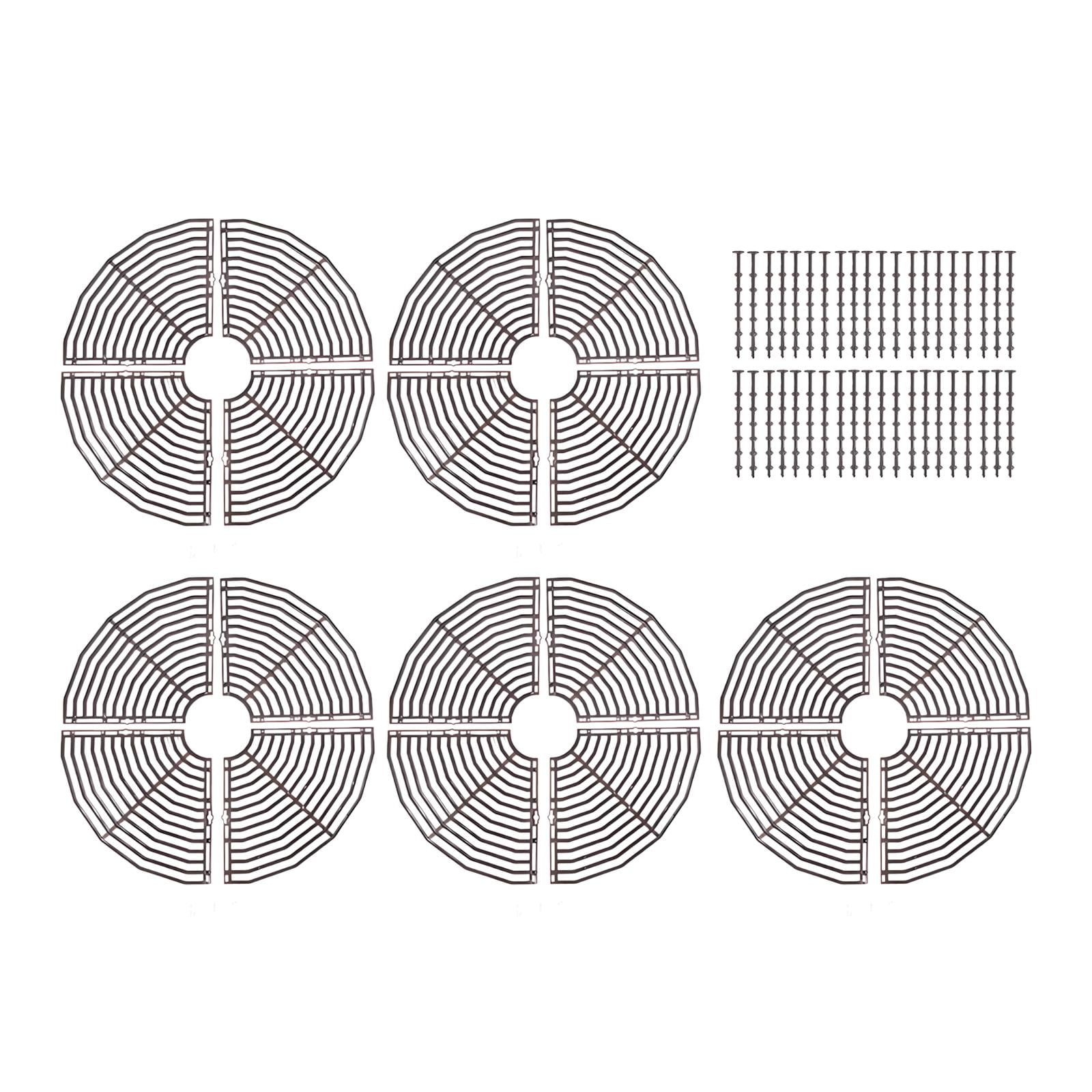 Aymzbd 5 Pieces Plant Pot Grid Cover Keep Cats Dogs Out of Potted ...