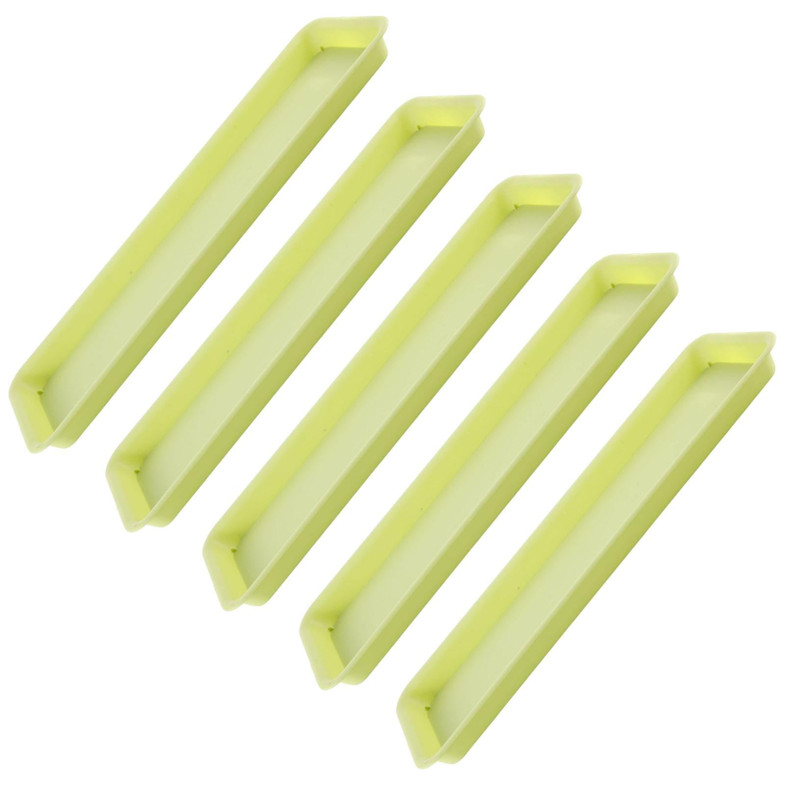 Aymzbd 5 Pieces Plant Saucers Planter Trays Sturdy Rectangular Flower ...